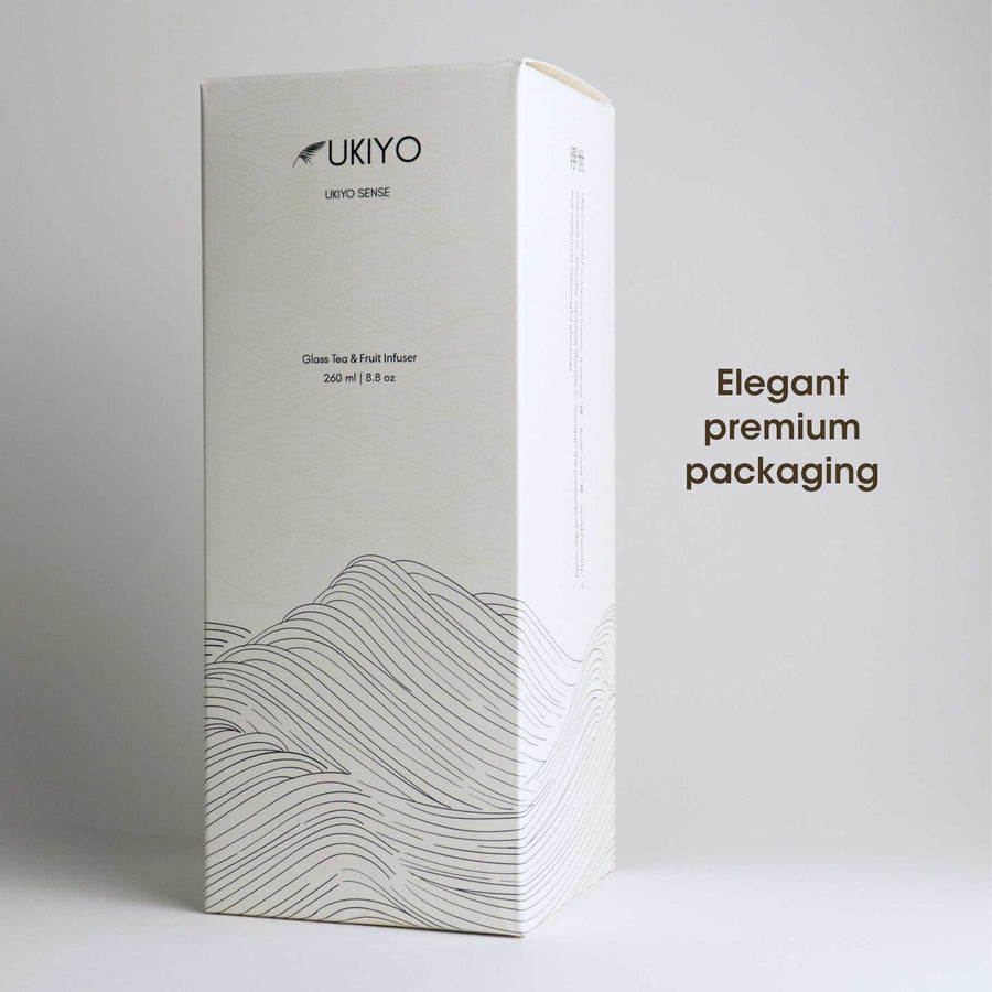 Ukiyo Sense - Double-Wall Glass Tea Infuser – Ukiyo Lifestyle